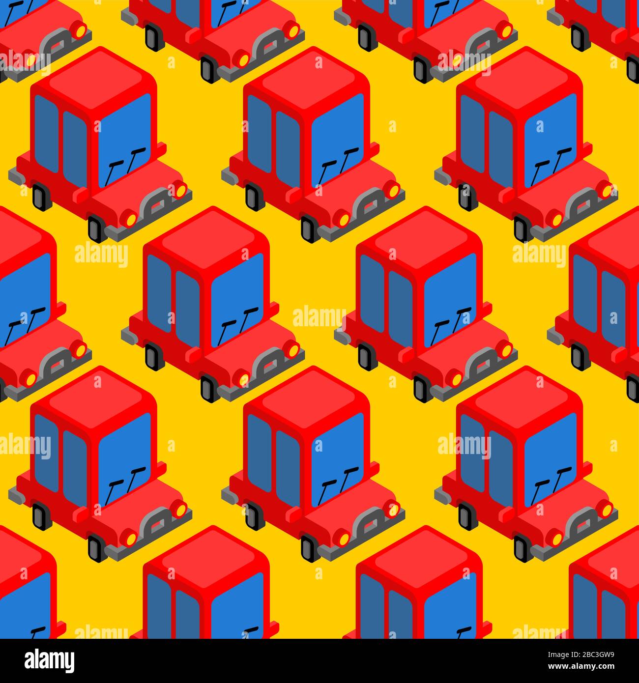 Cartoon car toy pattern seamless. Auto plaything background. Baby ...