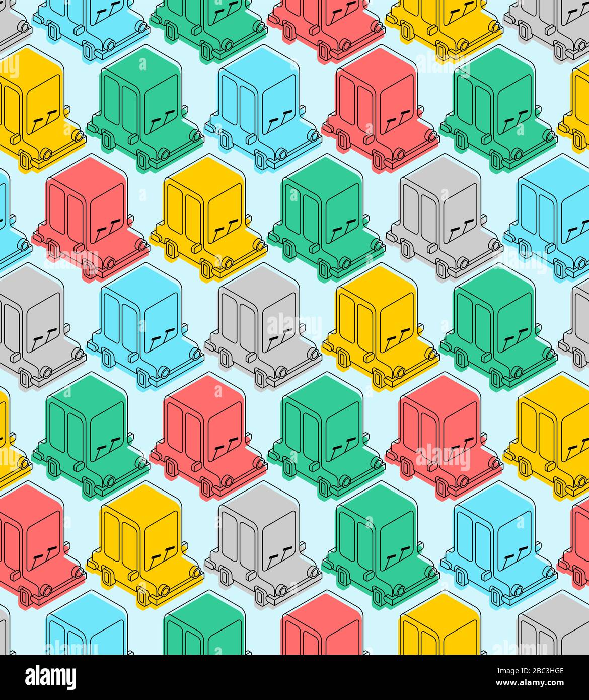 Cartoon car toy pattern seamless. Auto plaything background. Baby ...