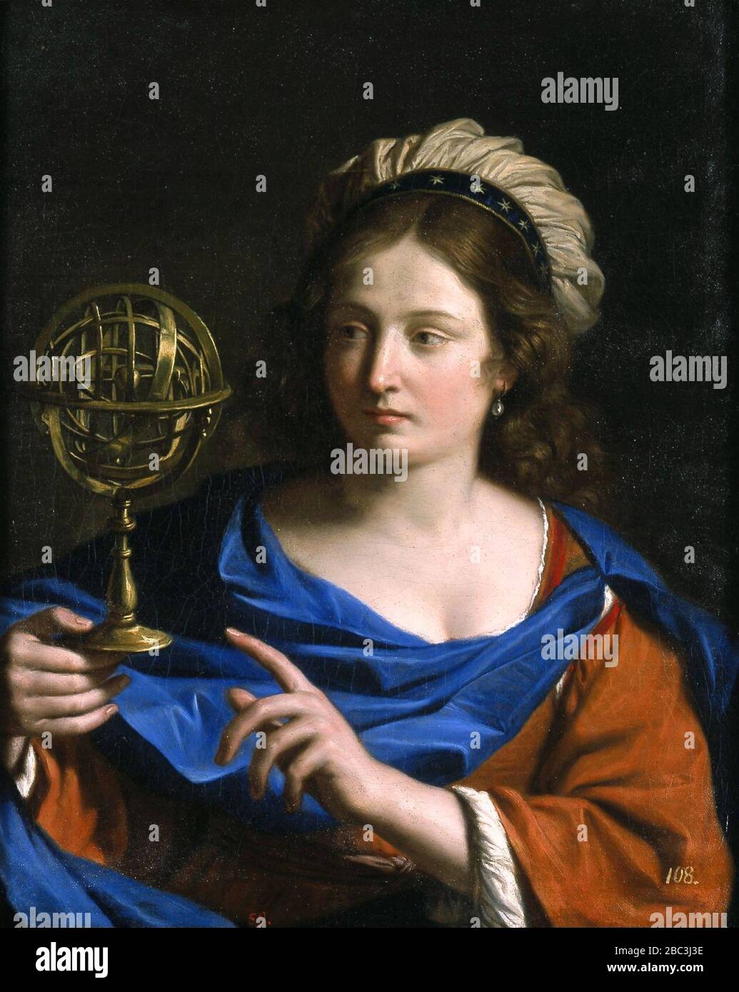 Guercino - Personification of Astrology - circa 1650-1655 Stock Photo ...