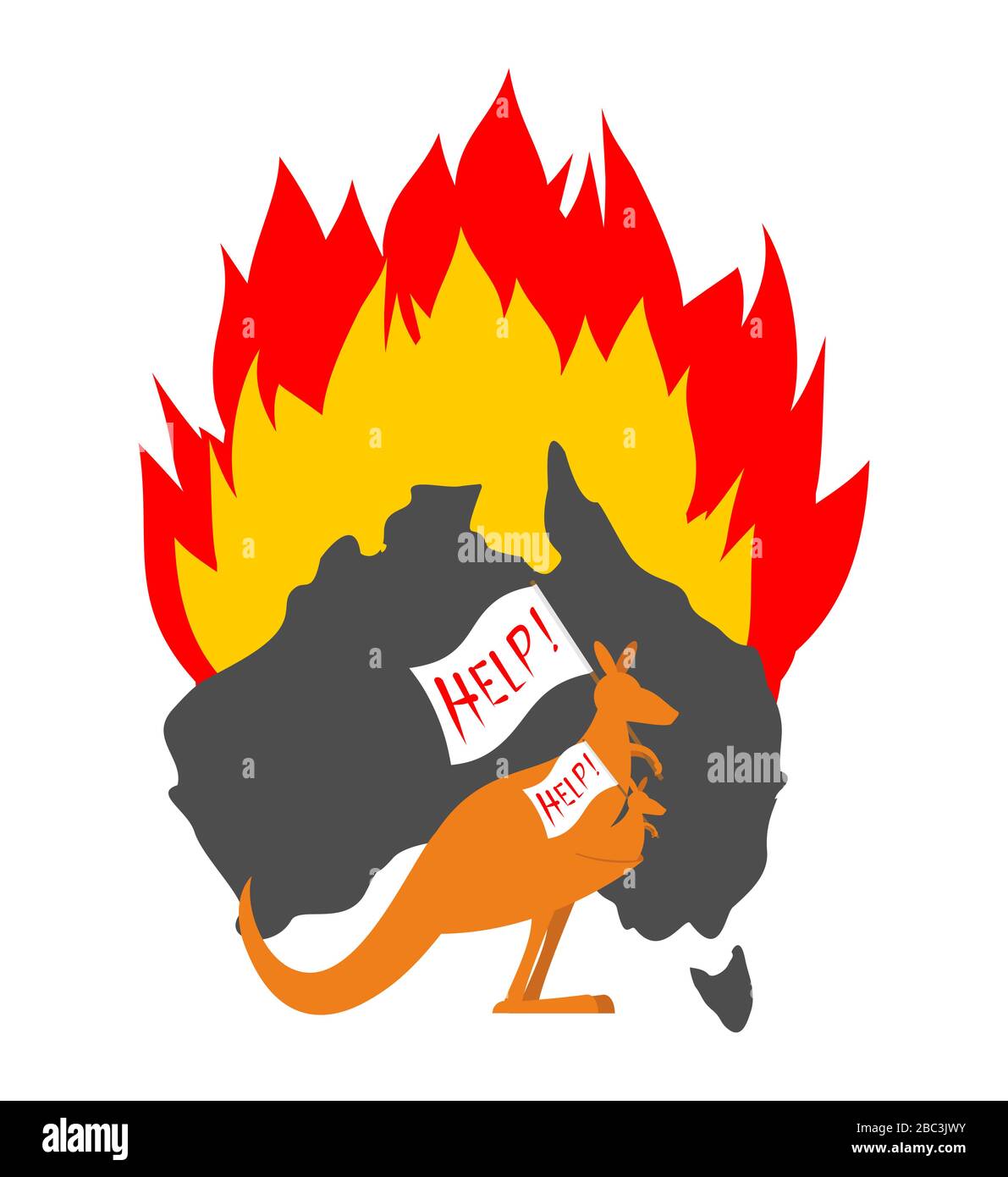Australian animals in bushfire hi-res stock photography and images - Alamy