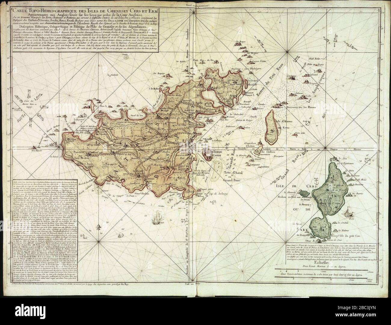 Guernsey map hi-res stock photography and images - Alamy