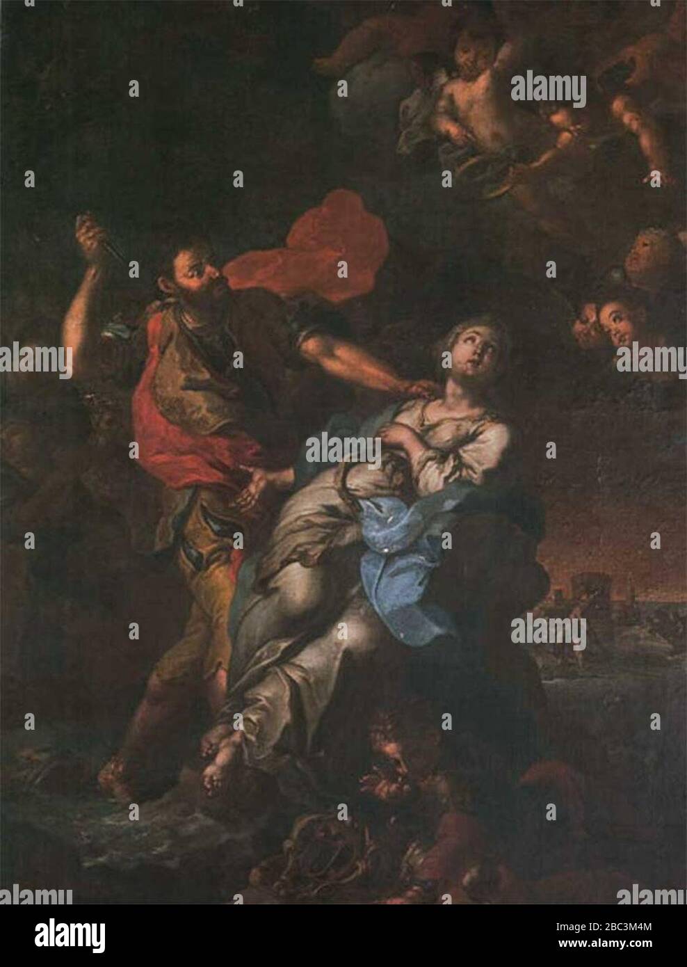 Guglielmo Borremans - Martyrdom of Saint Febronia Stock Photo - Alamy