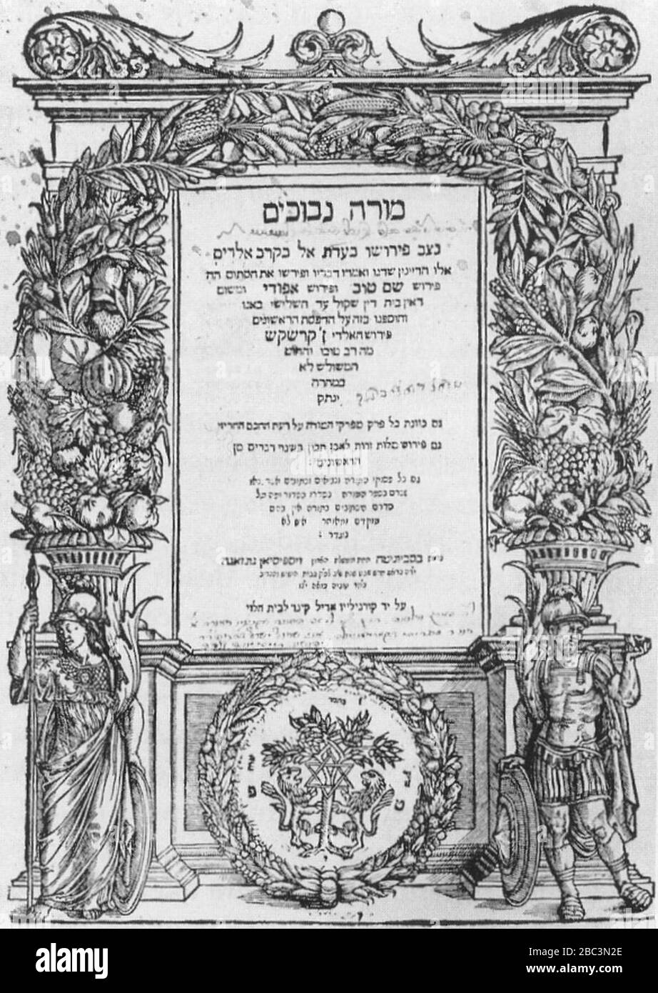 Guide for the Perplexed by Maimonides Stock Photo - Alamy