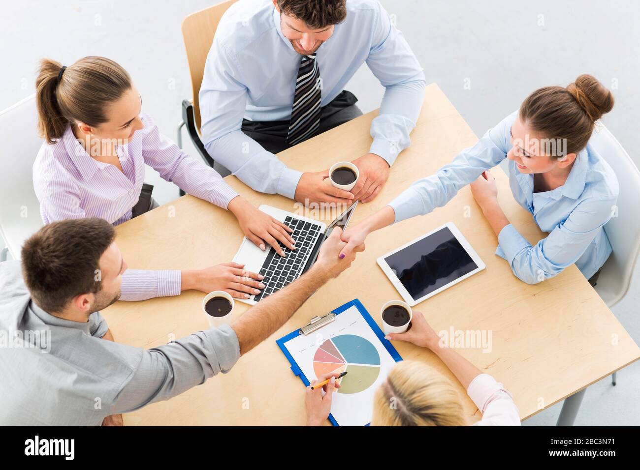 Business team at the office Stock Photo - Alamy