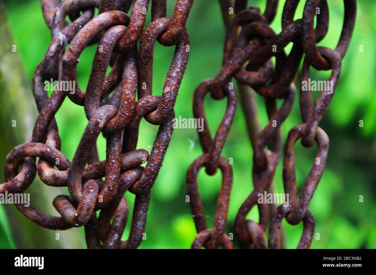 old designed chain close up view Stock Photo - Alamy