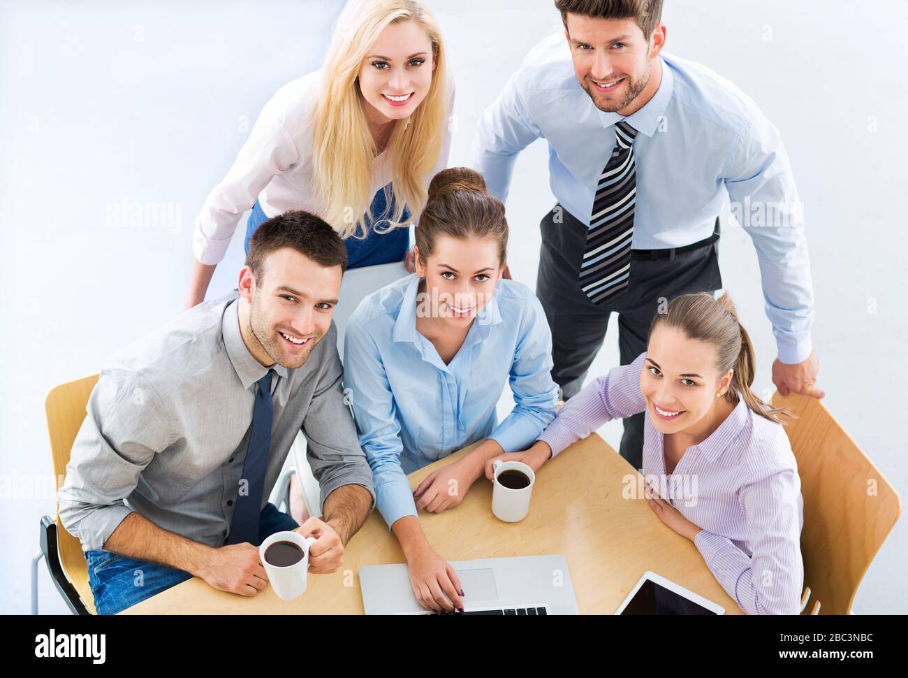 Business team at the office Stock Photo - Alamy