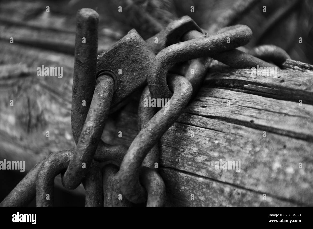 old designed chain close up view Stock Photo - Alamy