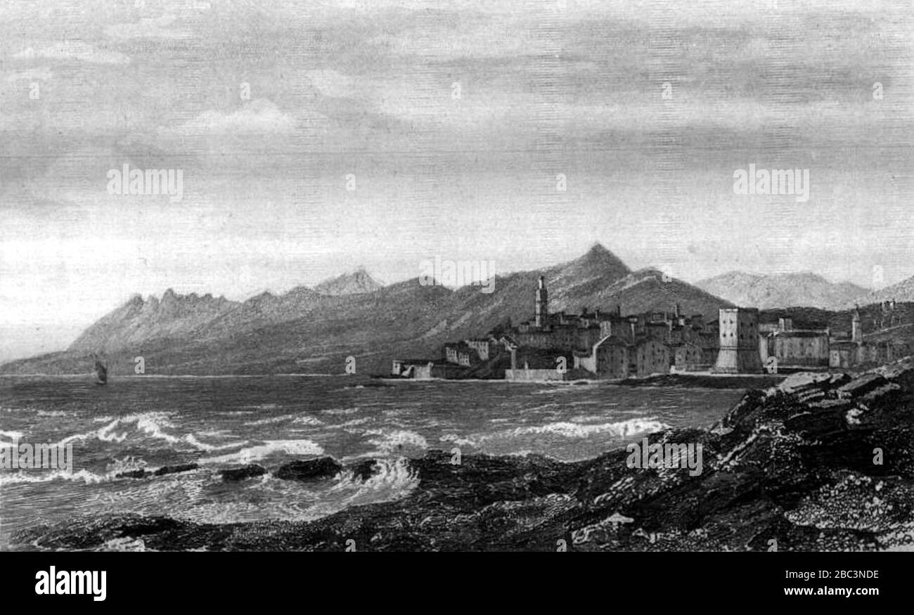 Guide pittoresque 123 Bastia cropped Stock Photo - Alamy