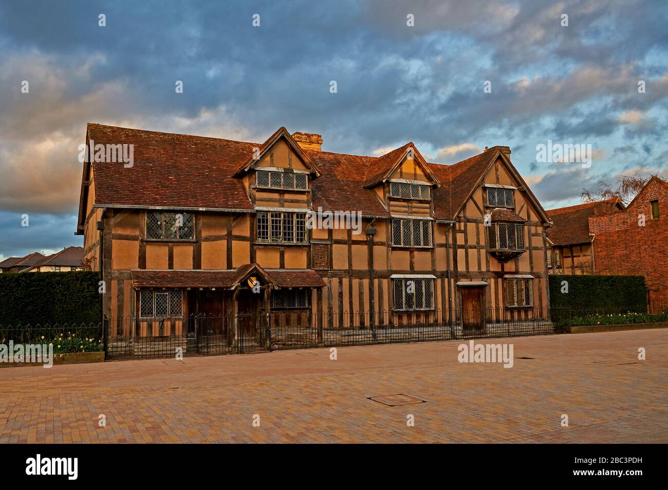 Stratford upon Avon and William Shakespeare’s birthplace, an historic ...