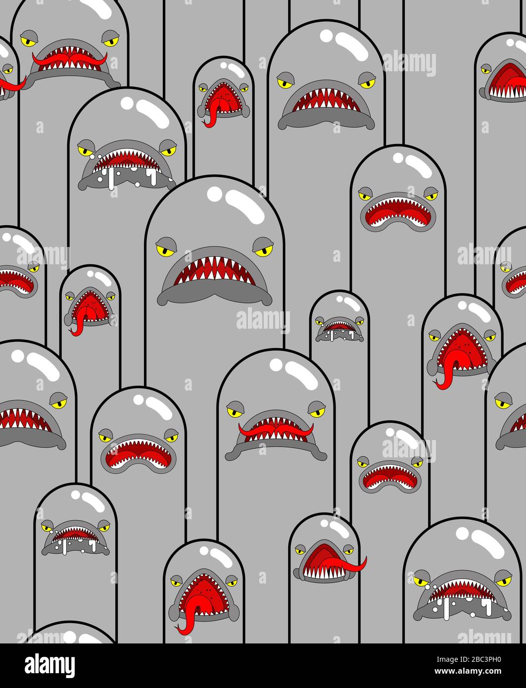 Monster worm drawing hi-res stock photography and images - Alamy