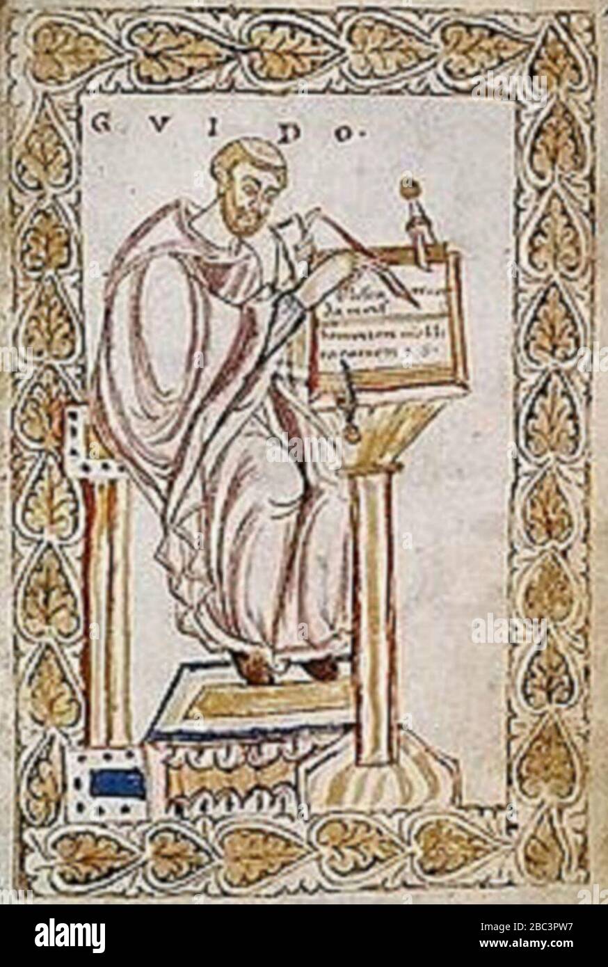 Guido of arezzo hi-res stock photography and images - Alamy