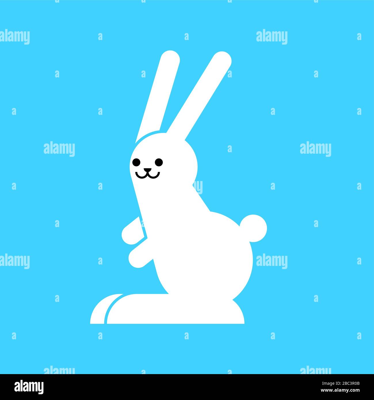 Hare icon Stock Vector Images - Alamy