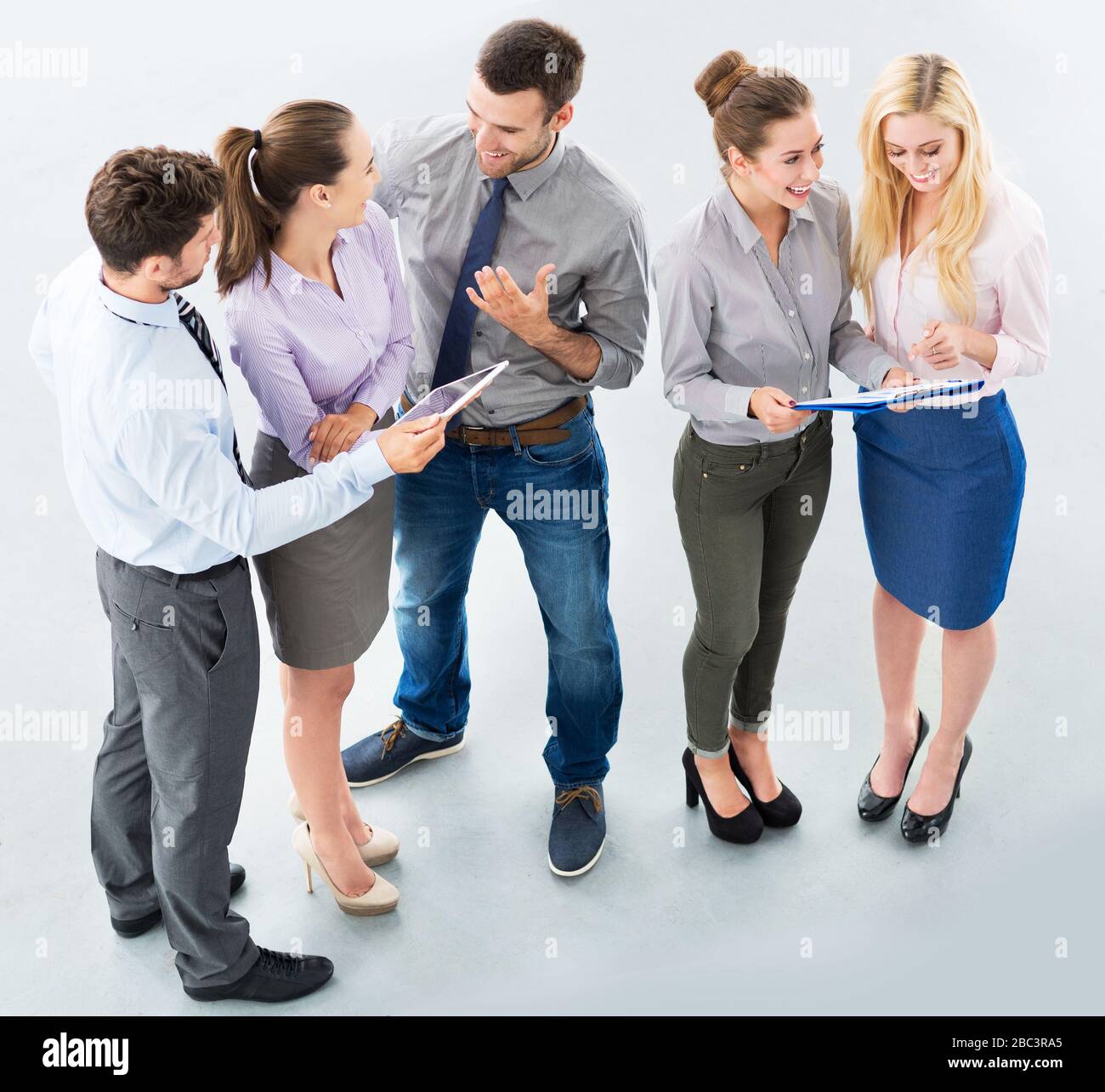 Business people working together Stock Photo - Alamy