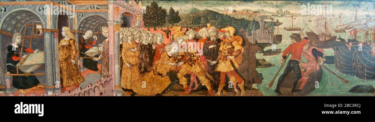 Guidoccio Cozzarelli - le voyage d'Ulysse Stock Photo - Alamy