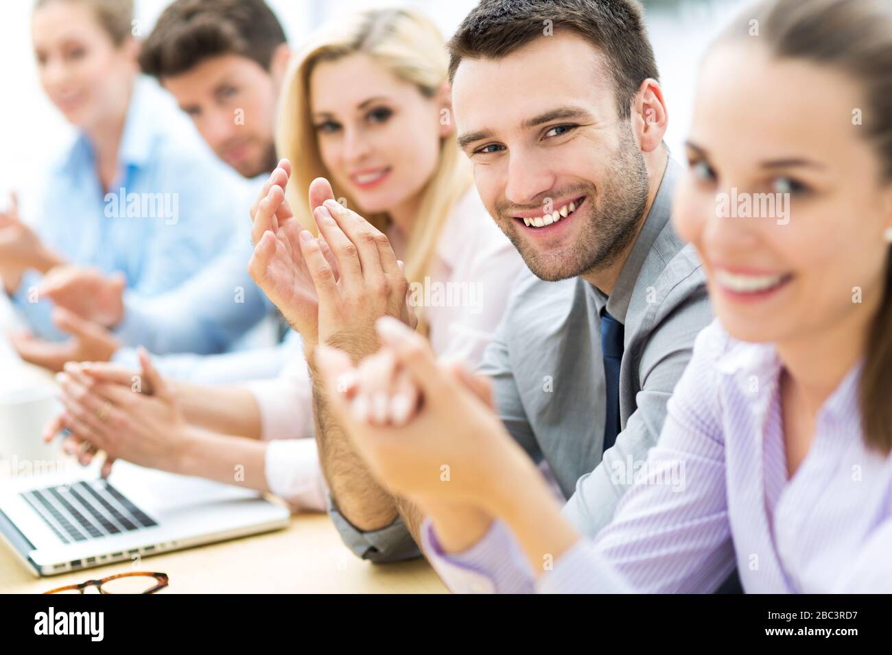 Business people working together Stock Photo - Alamy