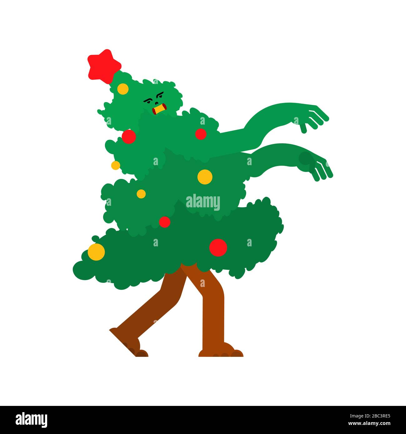 Dead Christmas Tree Isolated High Resolution Stock Photography and ...