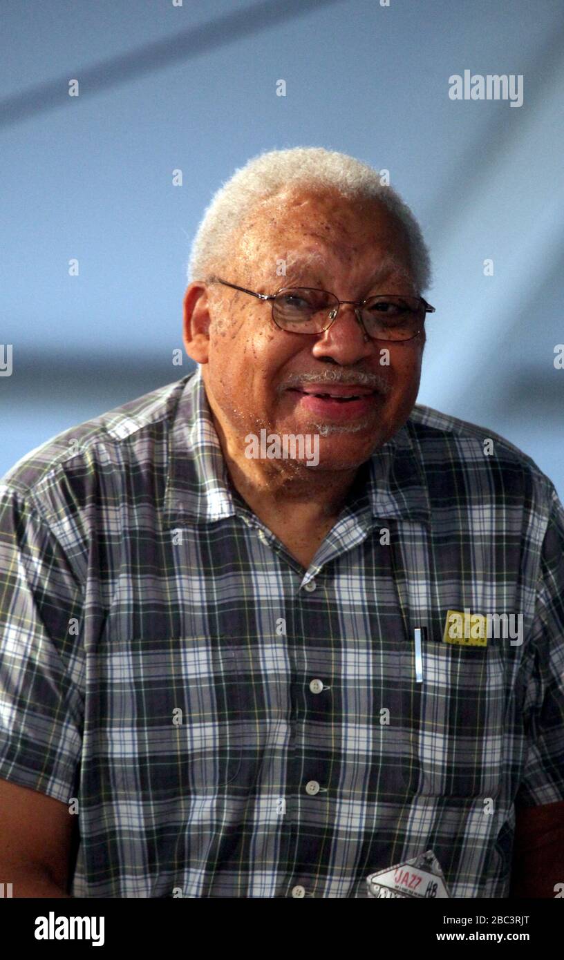 Ellis Marsalis, legendary and bebop and jazz pianist. With son Delfeayo ...