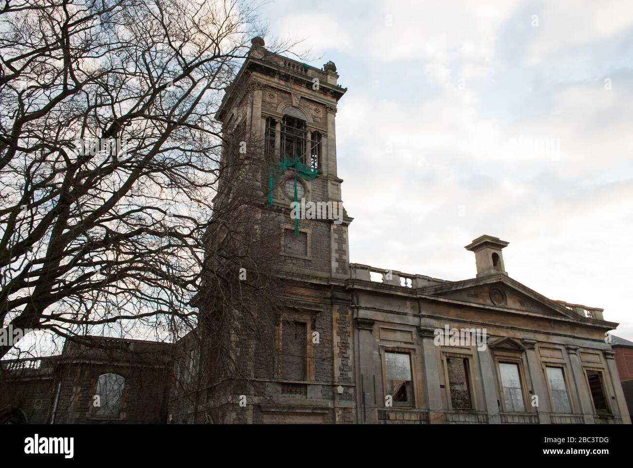 Abandoned Derelict Classic Stone Heritage Architecture Building Detail ...