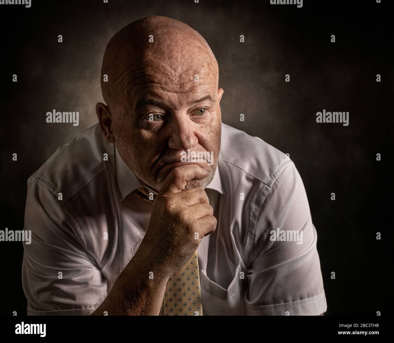 Portrait older bald man hi-res stock photography and images - Alamy