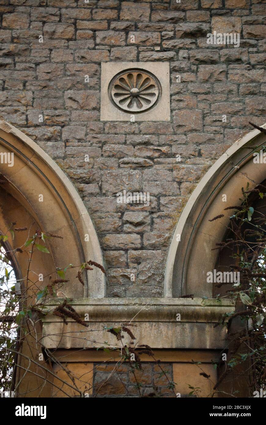 Abandoned Derelict Classic Stone Heritage Architecture Building Detail ...