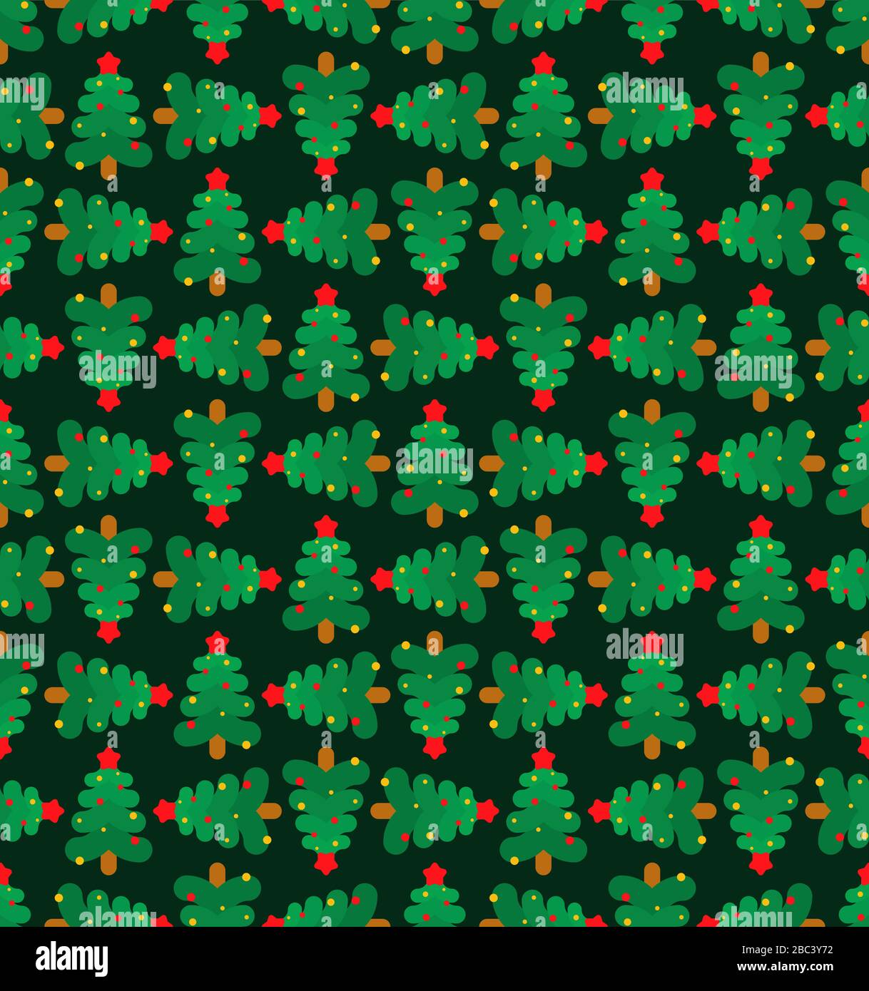Christmas tree pattern seamless. Christmas background. Xmas texture ...