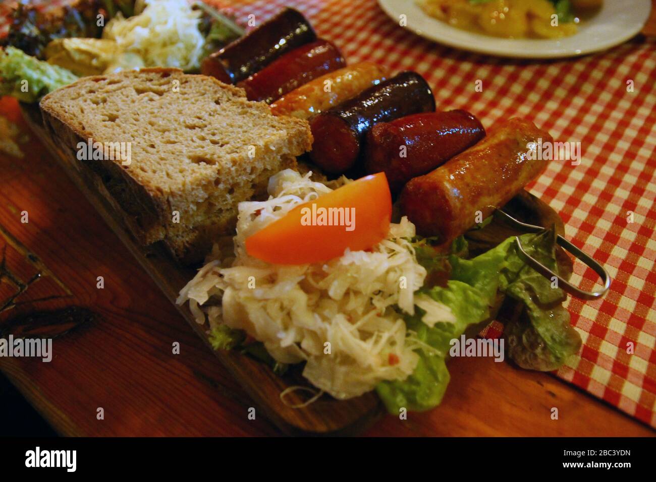 Wurst restaurant hi-res stock photography and images - Alamy