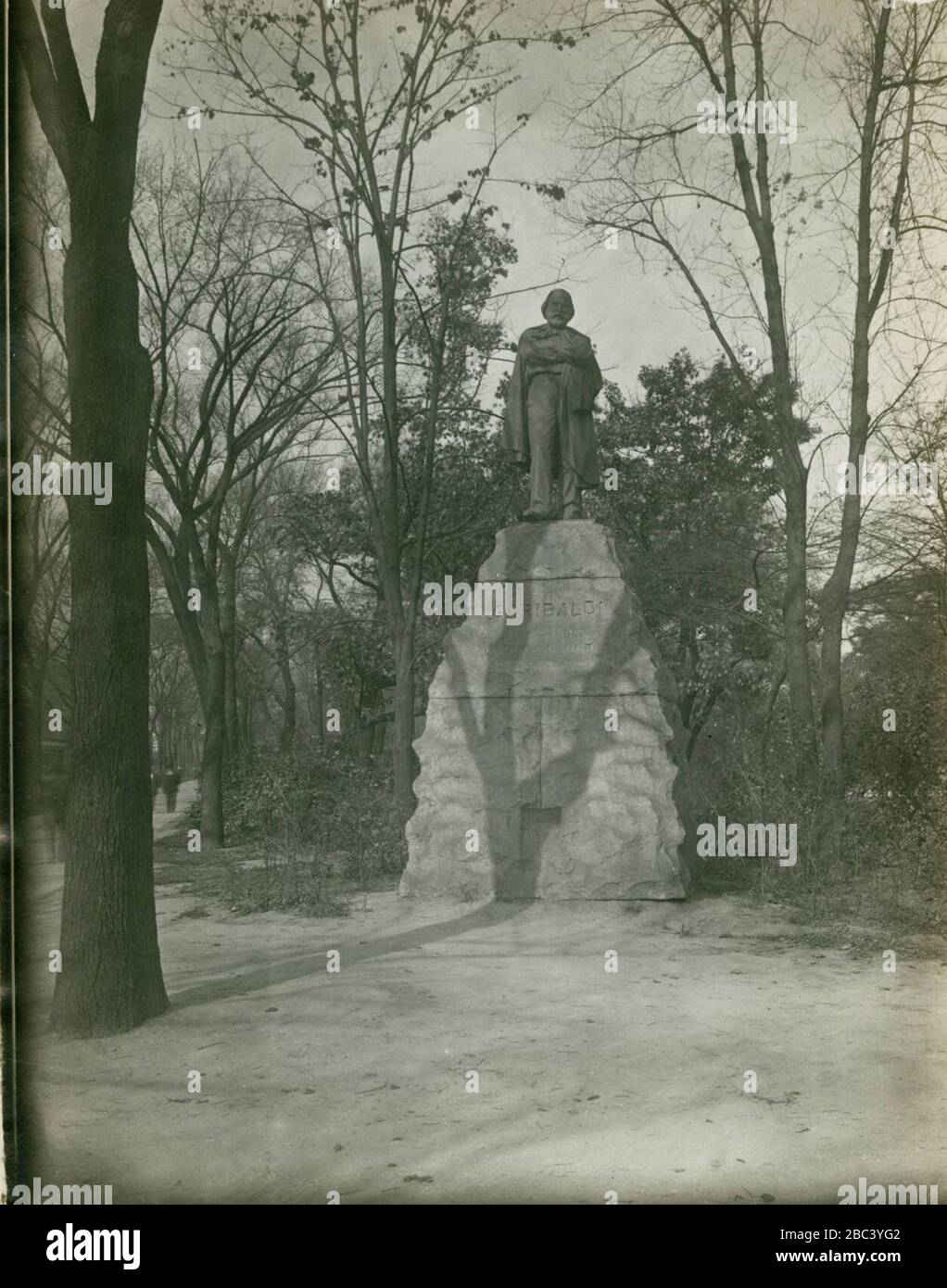 Guiseppi Garibaldi Monument, Lincoln Park, Chicago, early 20th century ...