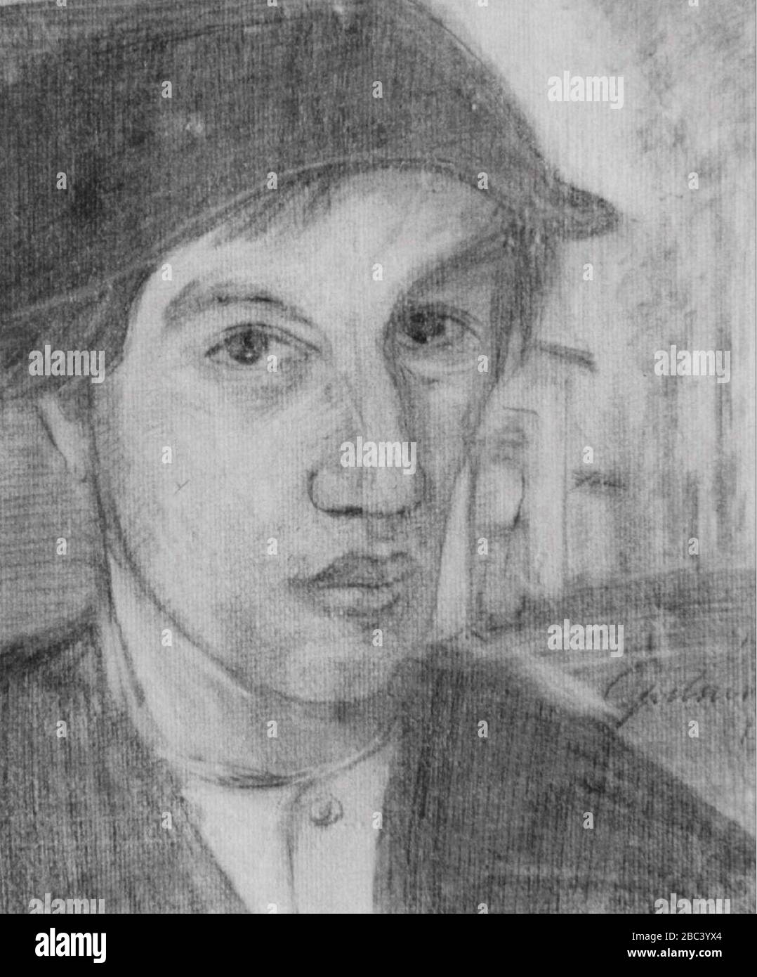 Gulácsy Self-portrait 1911 Stock Photo - Alamy