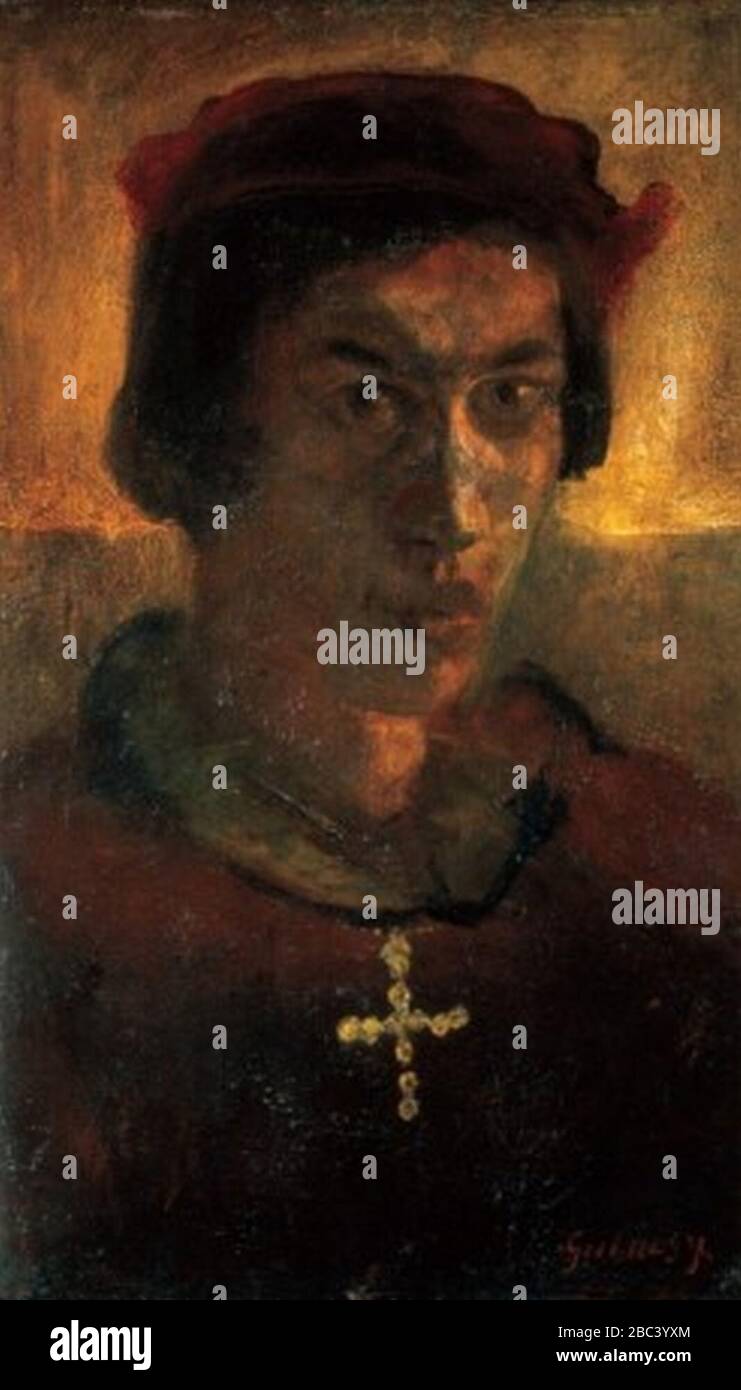 Gulácsy Self-portrait 1903 Stock Photo - Alamy