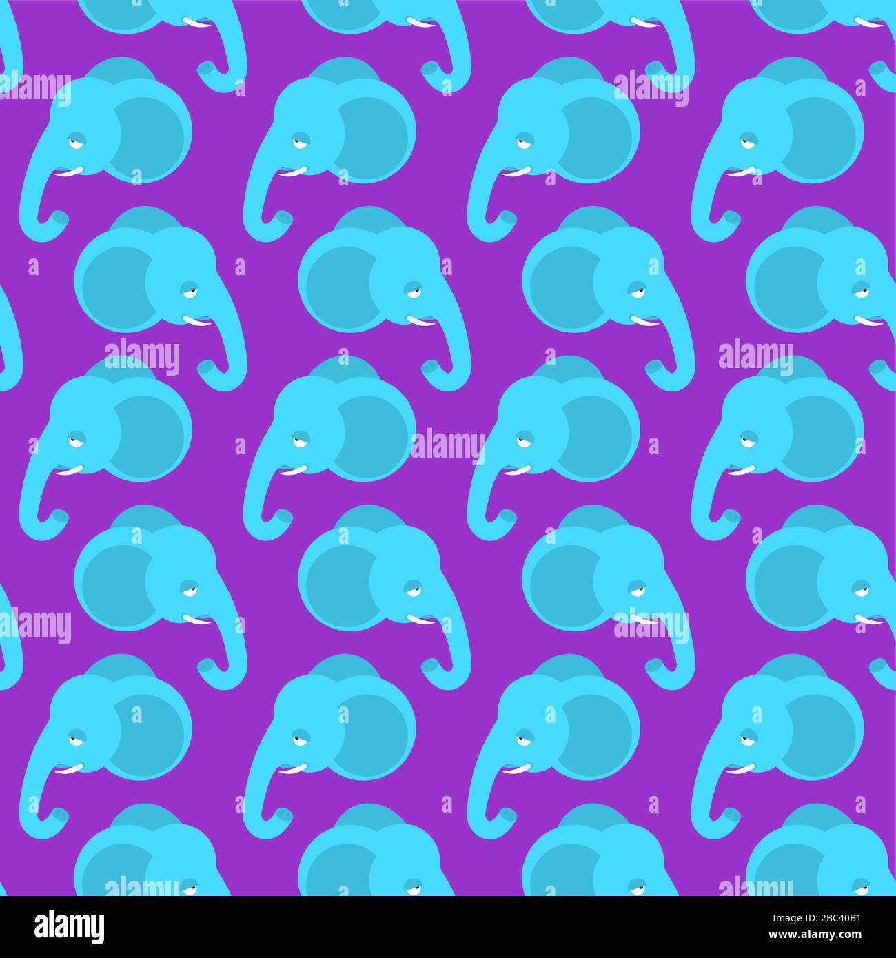Elephant pattern seamless. animal background. Baby fabric texture Stock ...