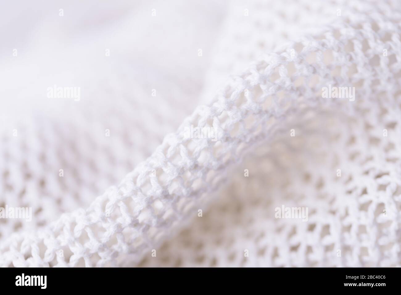 White fabric mesh textile background, knitting background texture Stock ...