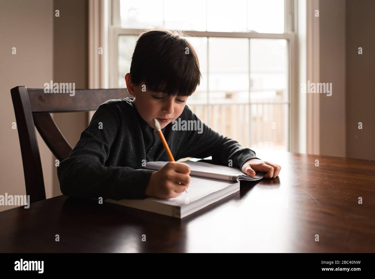 Schoolwork hi-res stock photography and images - Alamy