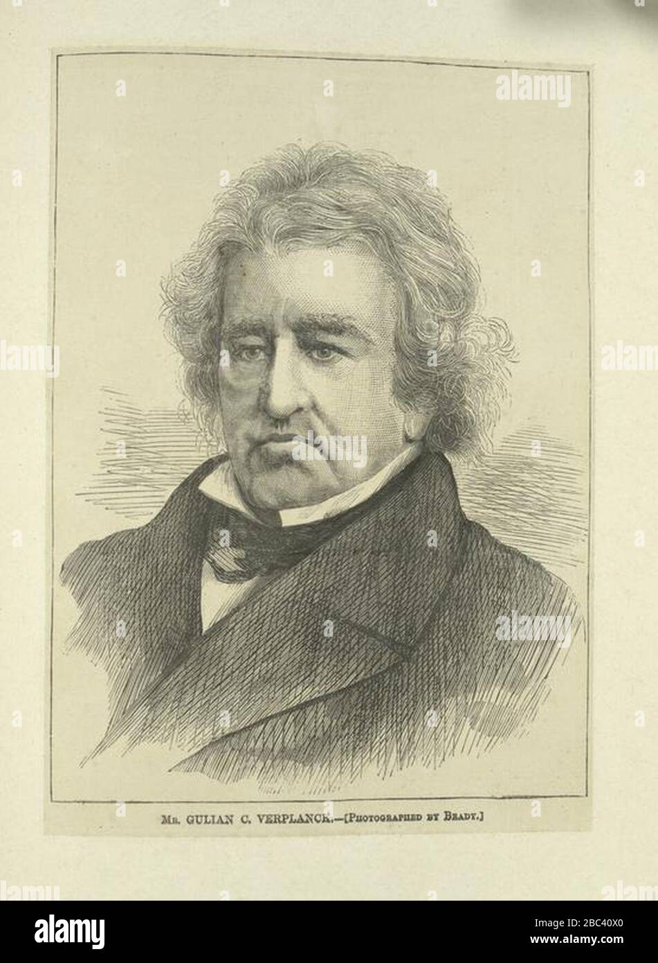 Gulian verplanck print Stock Photo - Alamy