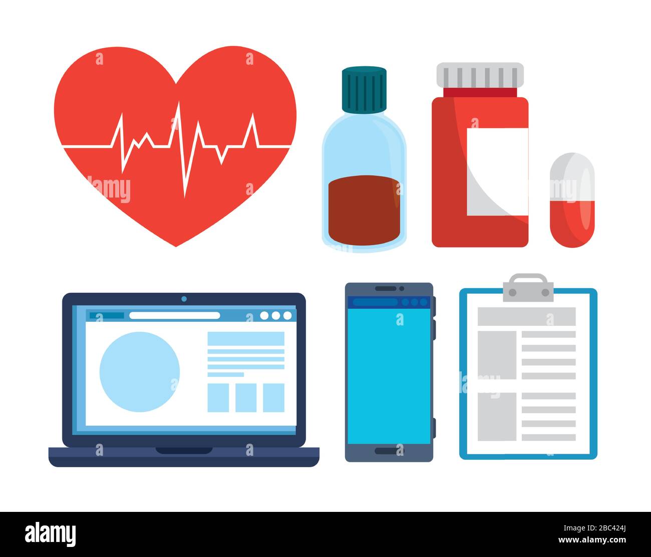 Smart medical devices Stock Vector Images - Alamy