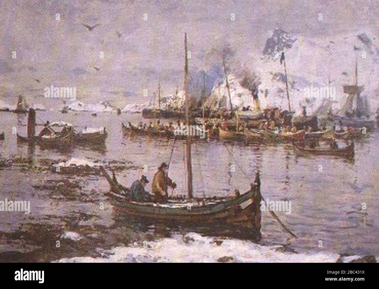 Gunnar Berg Fra Svolvær i Lofoten Stock Photo - Alamy
