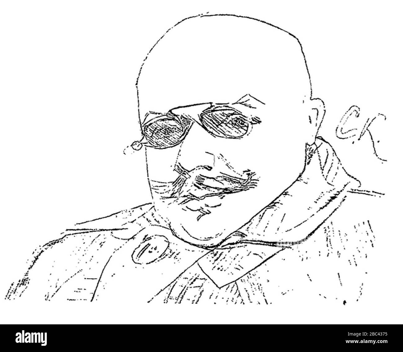 Gunnar Heiberg by Christian Krohg Stock Photo - Alamy