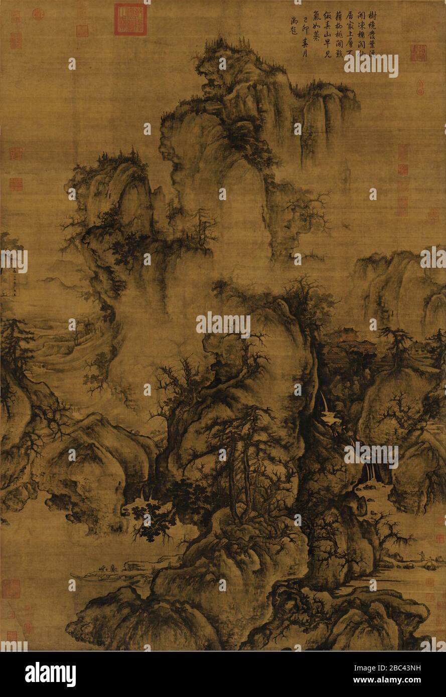 Guo Xi - Early Spring, upscaled Stock Photo - Alamy