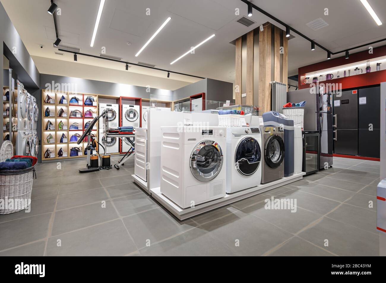 Premium home appliance store interior Stock Photo - Alamy