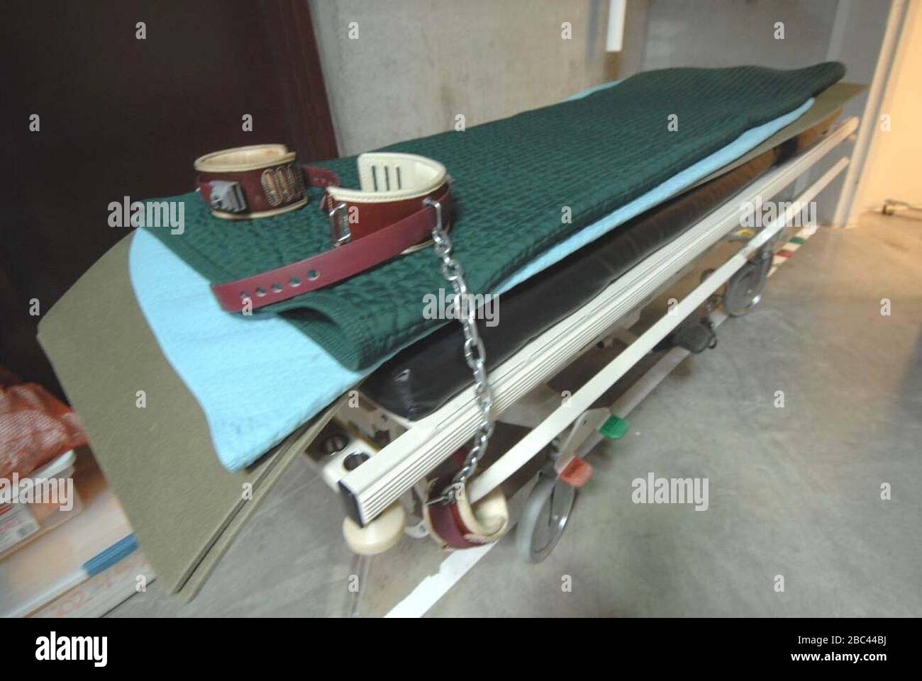 Gurney Used for Enteral Feeding Stock Photo - Alamy