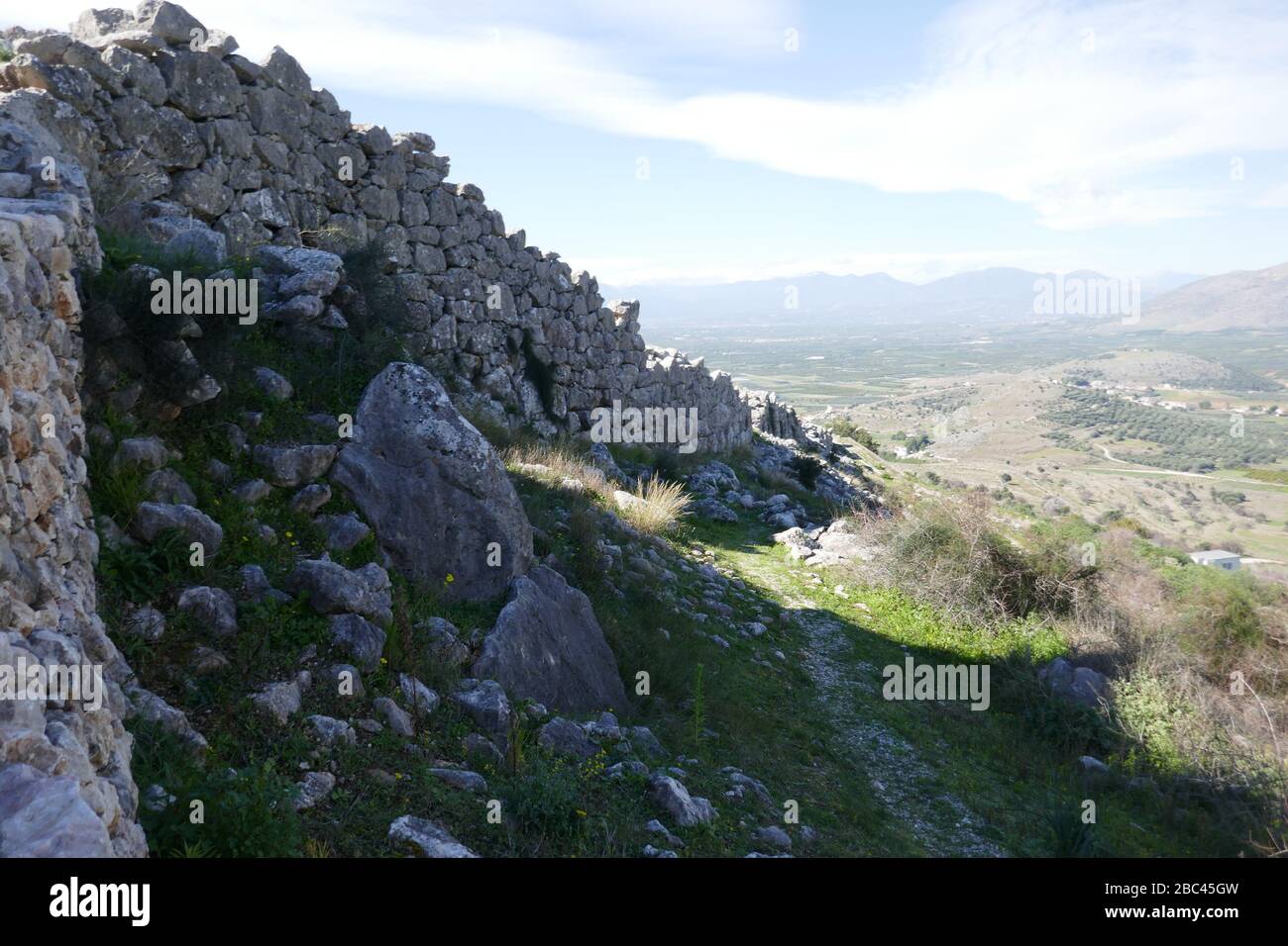 Midea Archaeological Site Stock Photo - Alamy