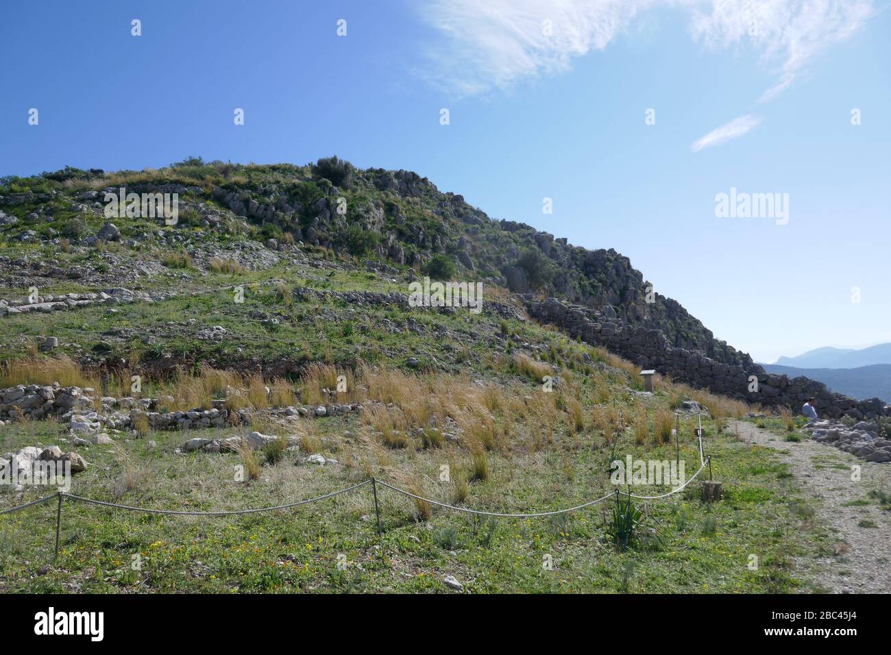 Midea Archaeological Site Stock Photo - Alamy