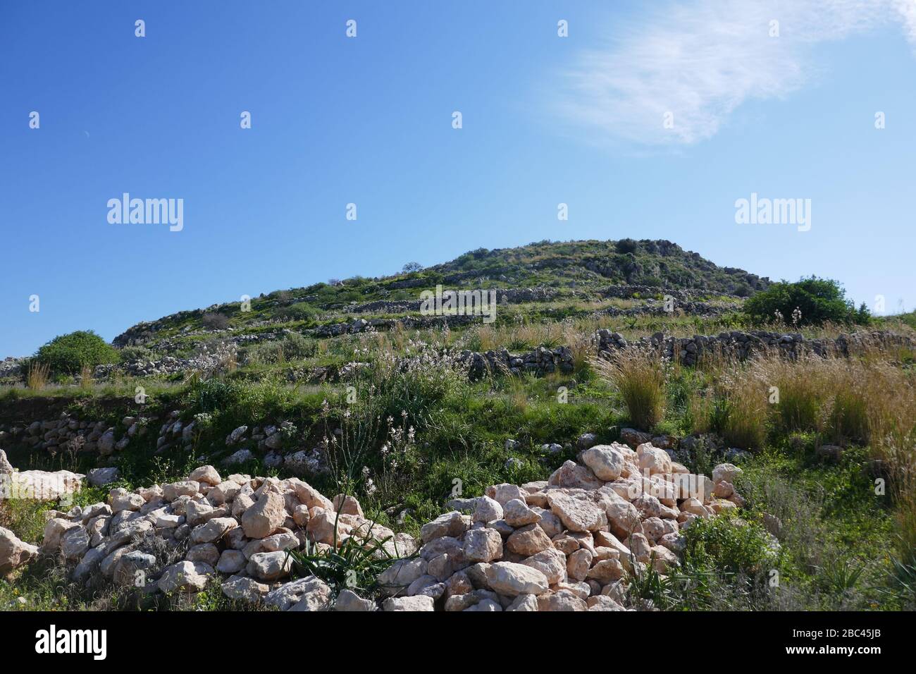 Midea Archaeological Site Stock Photo - Alamy