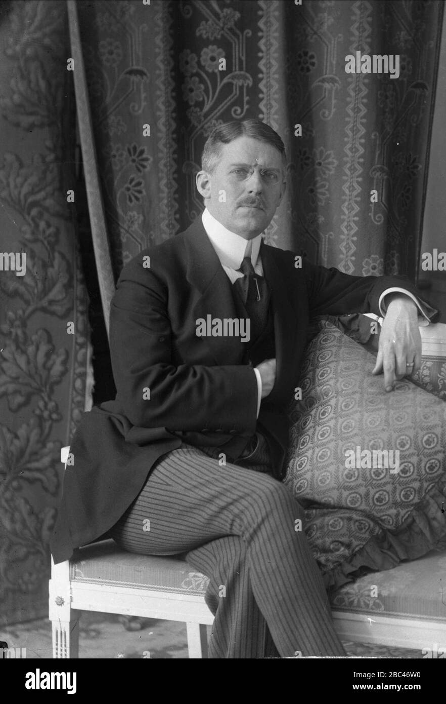 Gustav Borgen 1915c Stock Photo - Alamy