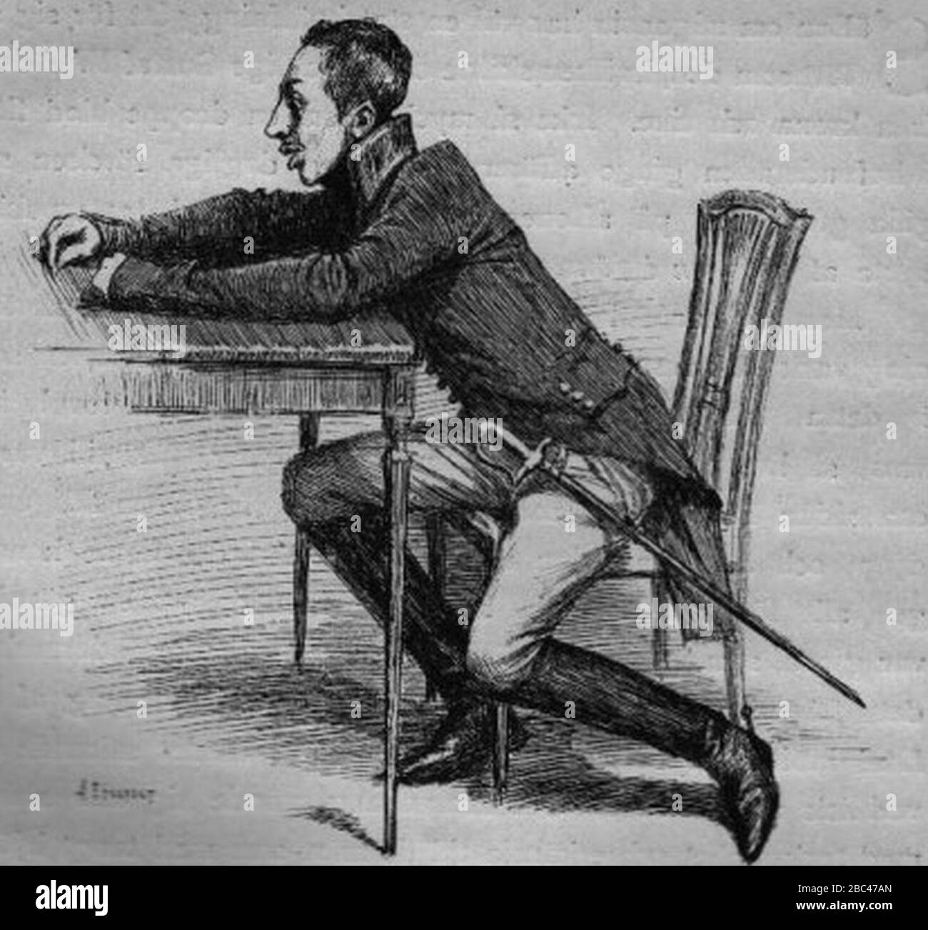 Gustav IV Adolf painted by Albert Edelfelt Stock Photo - Alamy