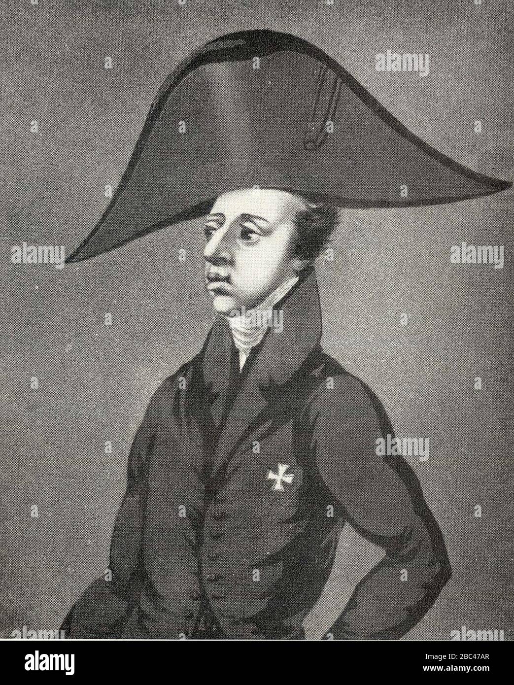 Gustav IV Adolph of Sweden 1809 Stock Photo - Alamy