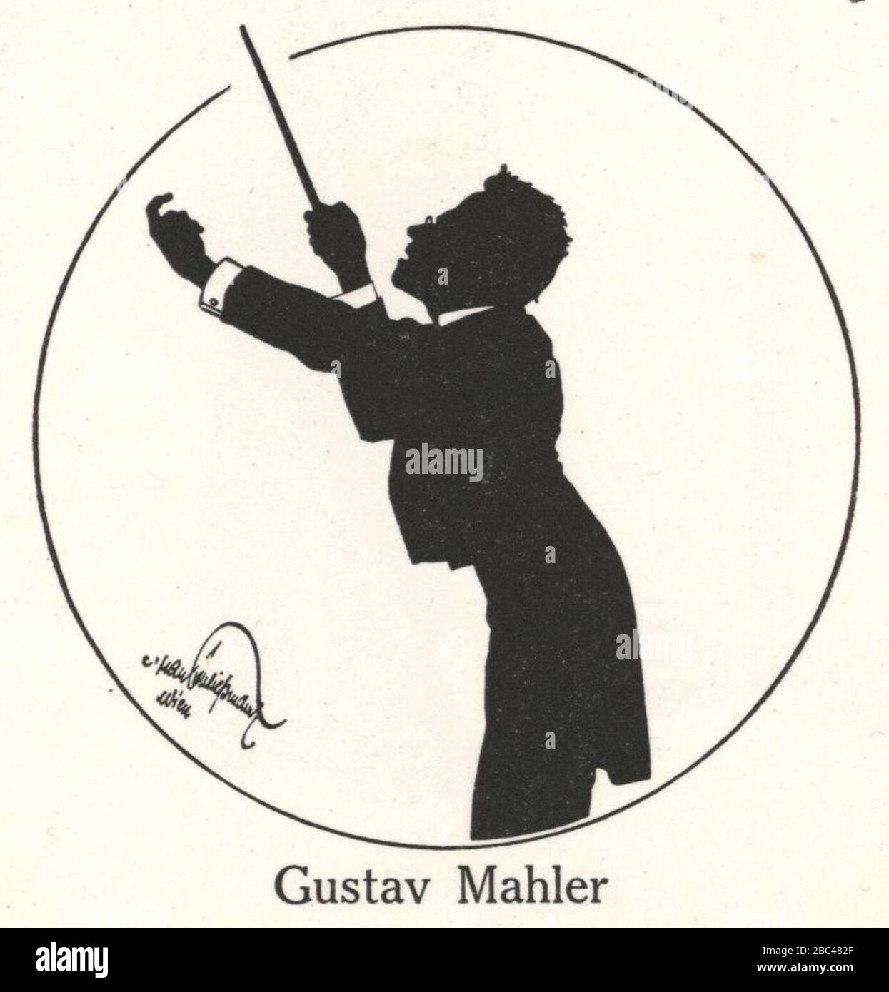 Gustav Mahler by Hans Schliessmann-12 Stock Photo - Alamy