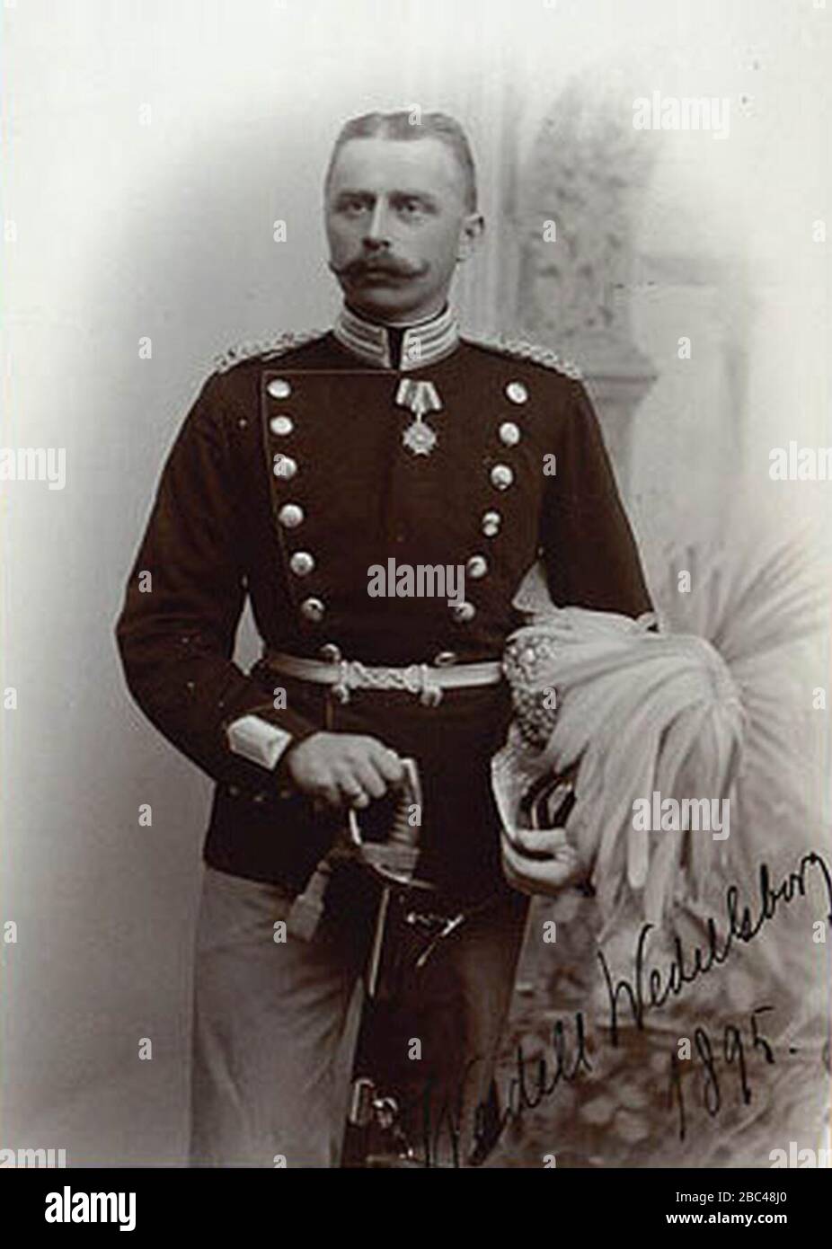 Gustav Wedell-Wedellsborg 1858-1939 in 1895 by Mary Steen Stock Photo ...