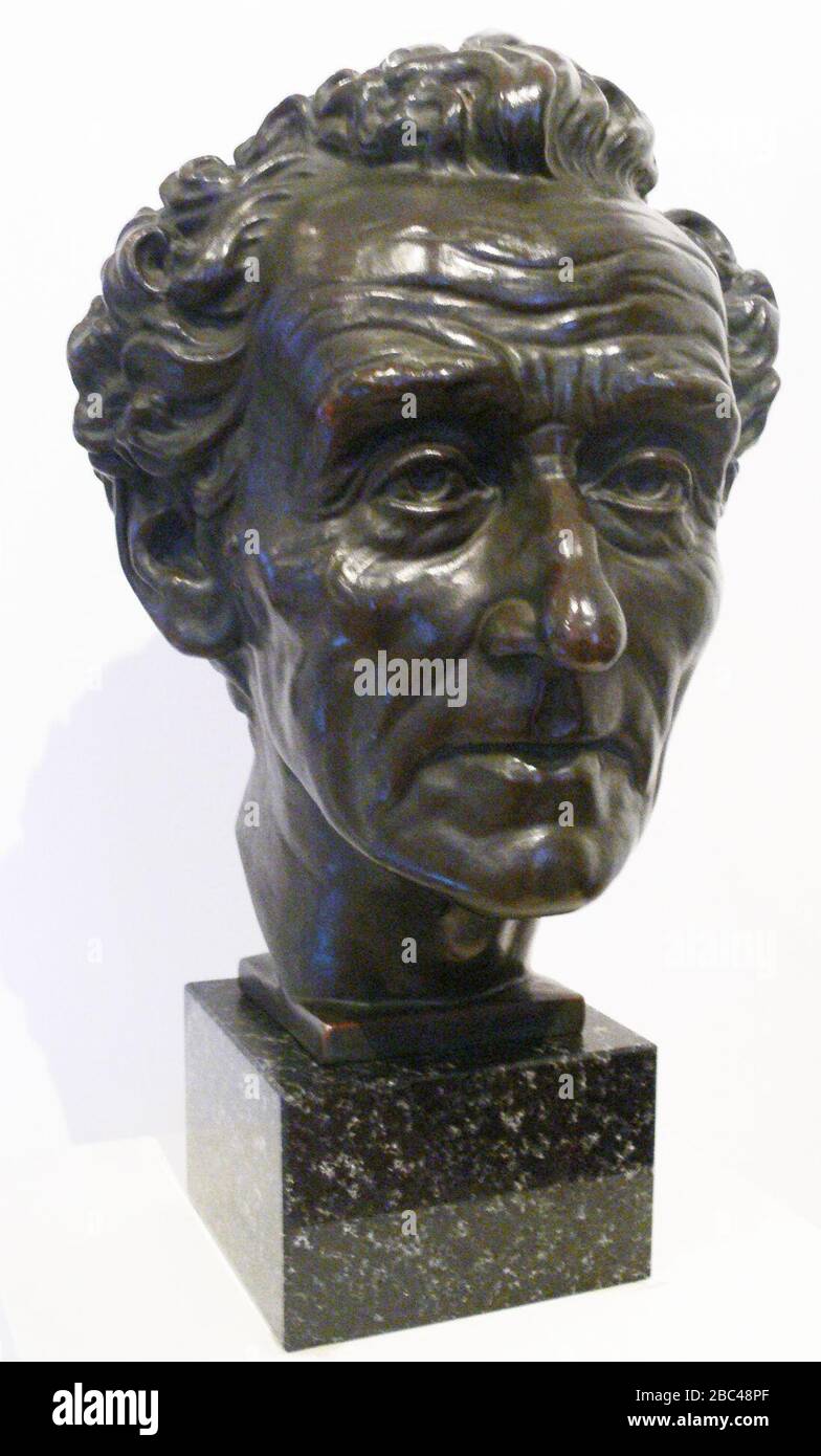 Gustav Werner Büste Stock Photo - Alamy