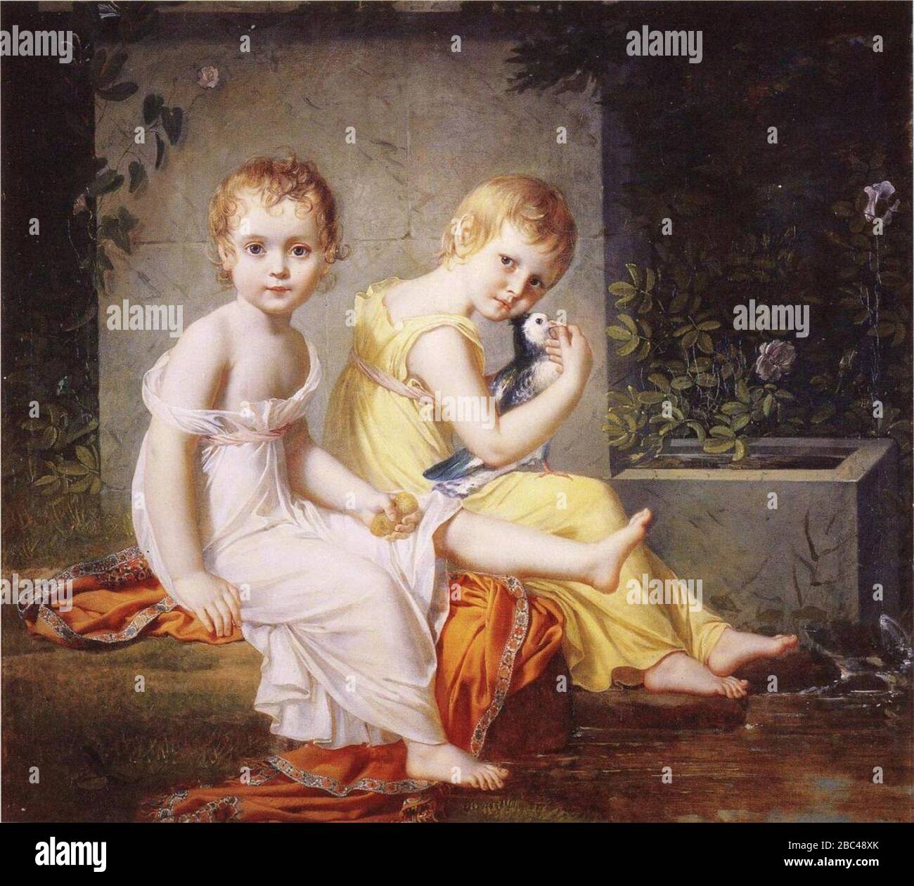 Gustava and Wilhelmina Armfelt by Chaudet Stock Photo - Alamy