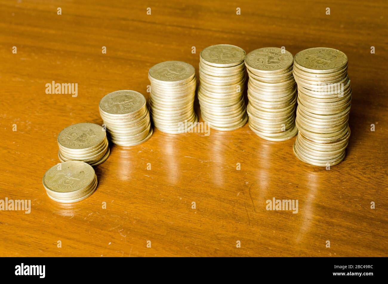 Philippine peso coin hi-res stock photography and images - Alamy